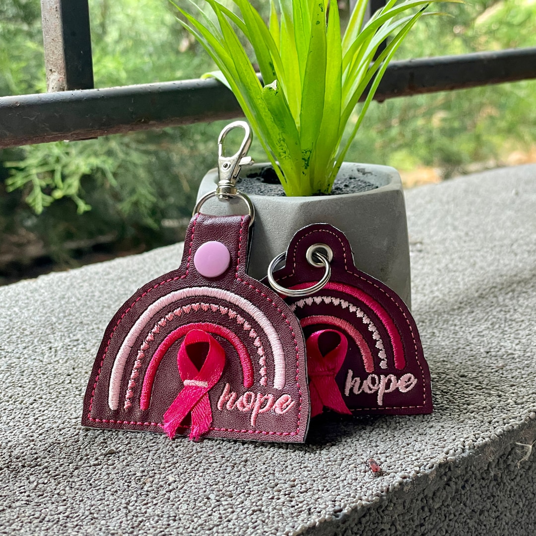 ITH Pink Ribbon Machine Embroidery ITH Embroidery File Breast Cancer ...