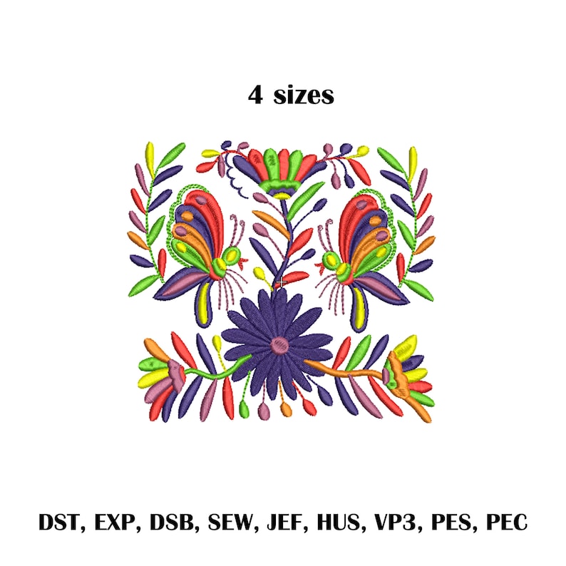 Otomi Embroidery Design Mexican Embroidery Designs Embroidery | Etsy