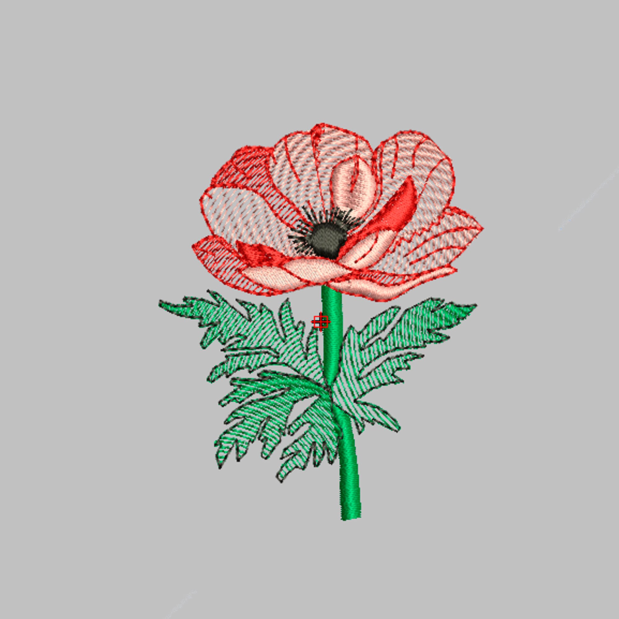 Wildflower Machine Embroidery Set Bundle Flower Embroidery - Etsy