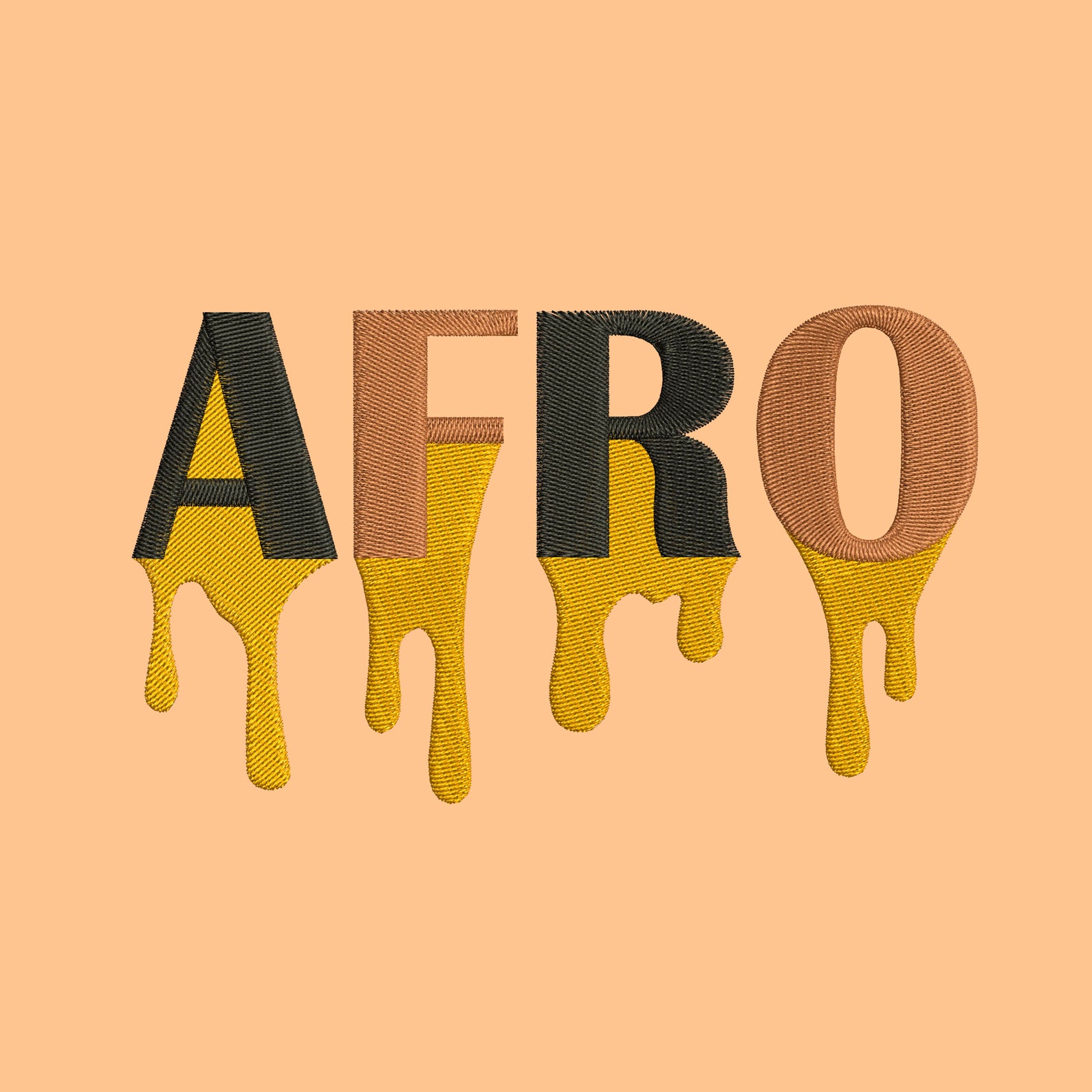 Afro Embroidery Design African American Embroidery Black Woman Are Dope ...