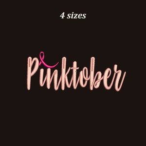 Pinktober Design Breast Cancer Awareness Breast Cancer Embroidery ...