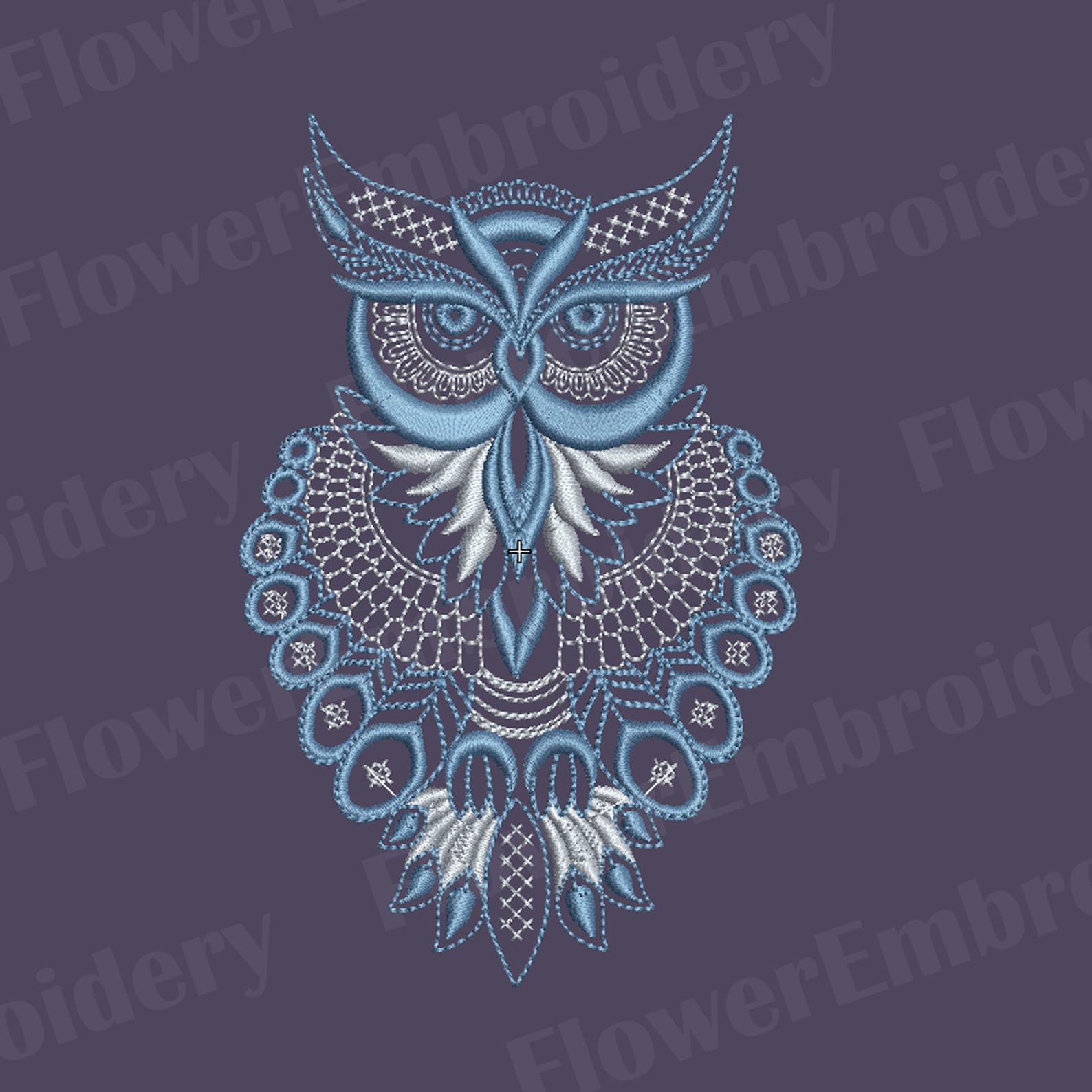Machine Embroidery Design Owl 4x6 in INSTANT DOWNLOAD - Etsy