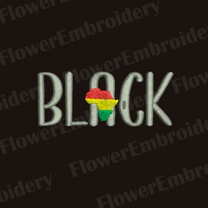 Black Machine Embroidery Design African American Embroidery Black Woman ...