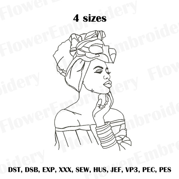 African American Embroidery Designs - Etsy