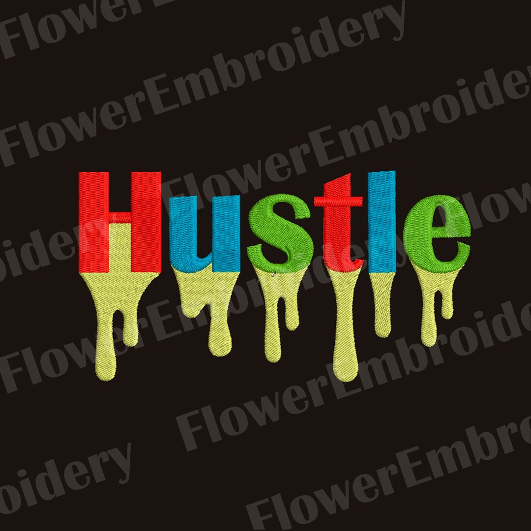 Hustle Embroidery Design African American Embroidery Black Woman Are ...
