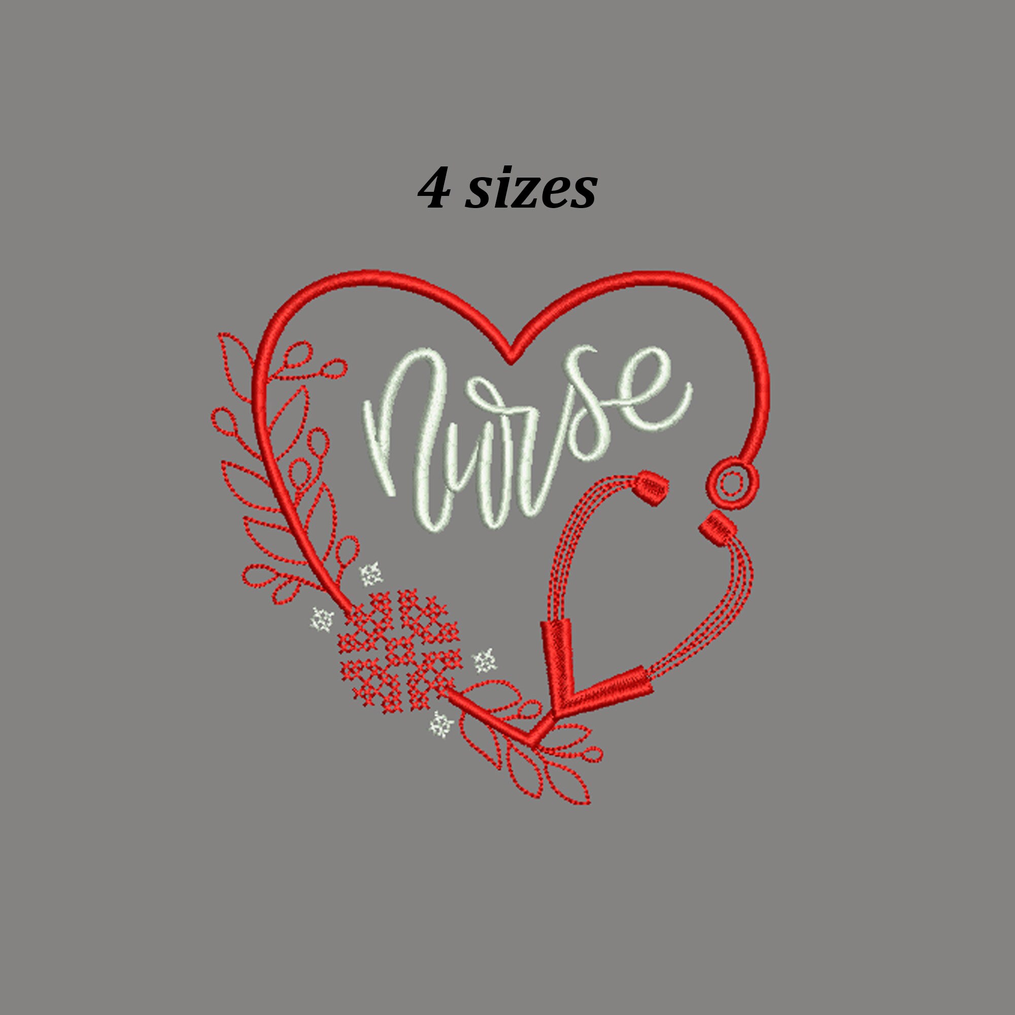 Medical Embroidery. Stethoscope Mini Embroidery. Machine | Etsy