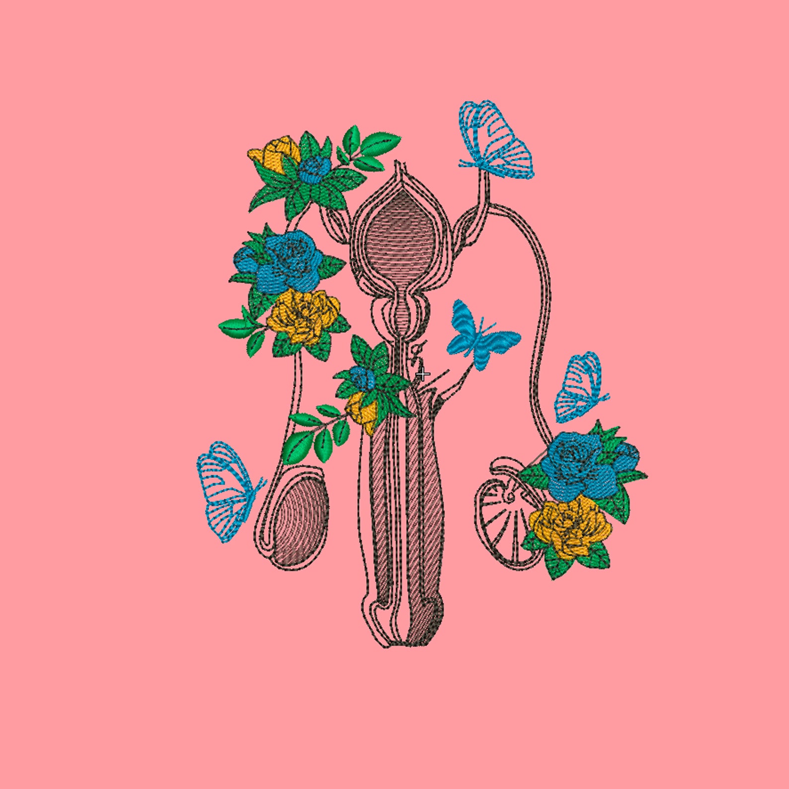 Male Reproductive System Design Male Anatomy Digital | Etsy