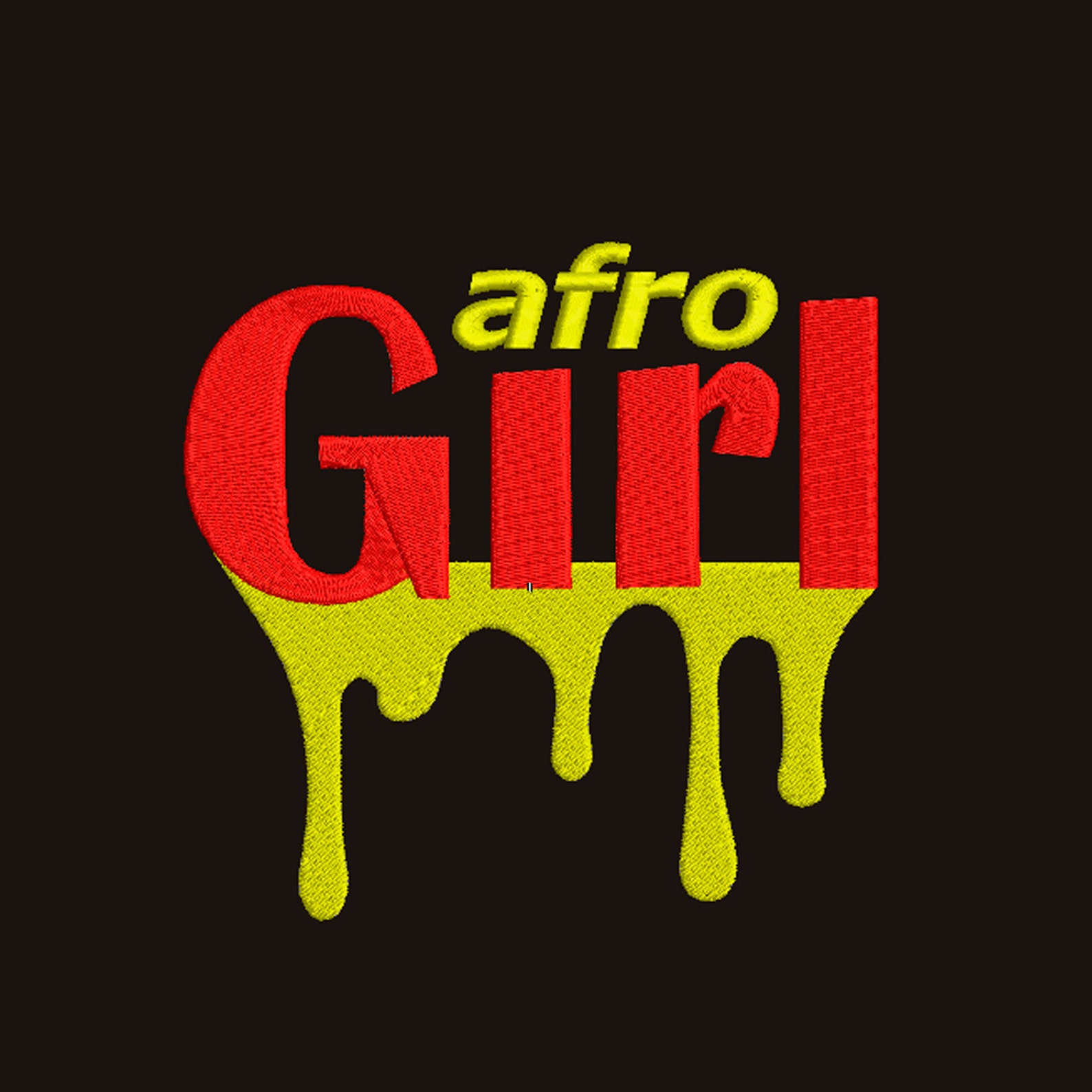 Afro Girl Embroidery Design: Melanin Queen (10 Formats) - Etsy