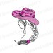 Cowgirl Pink Embroidery Country Girl Design Cowboy Hat Embroidery ...