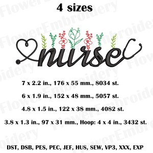 Nurse Machine Embroidery Design Medical Embroidery Stethoscope ...