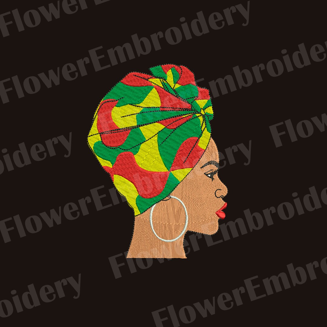 African American Embroidery Designs Black Woman Are Dope Black Woman ...