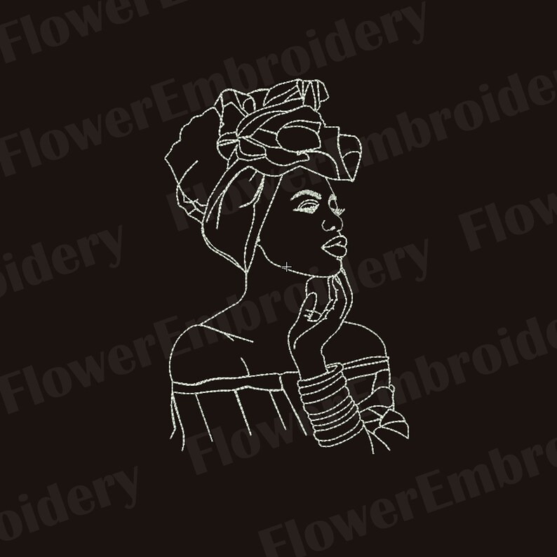 African American Embroidery Designs Black Woman Are Dope Black - Etsy