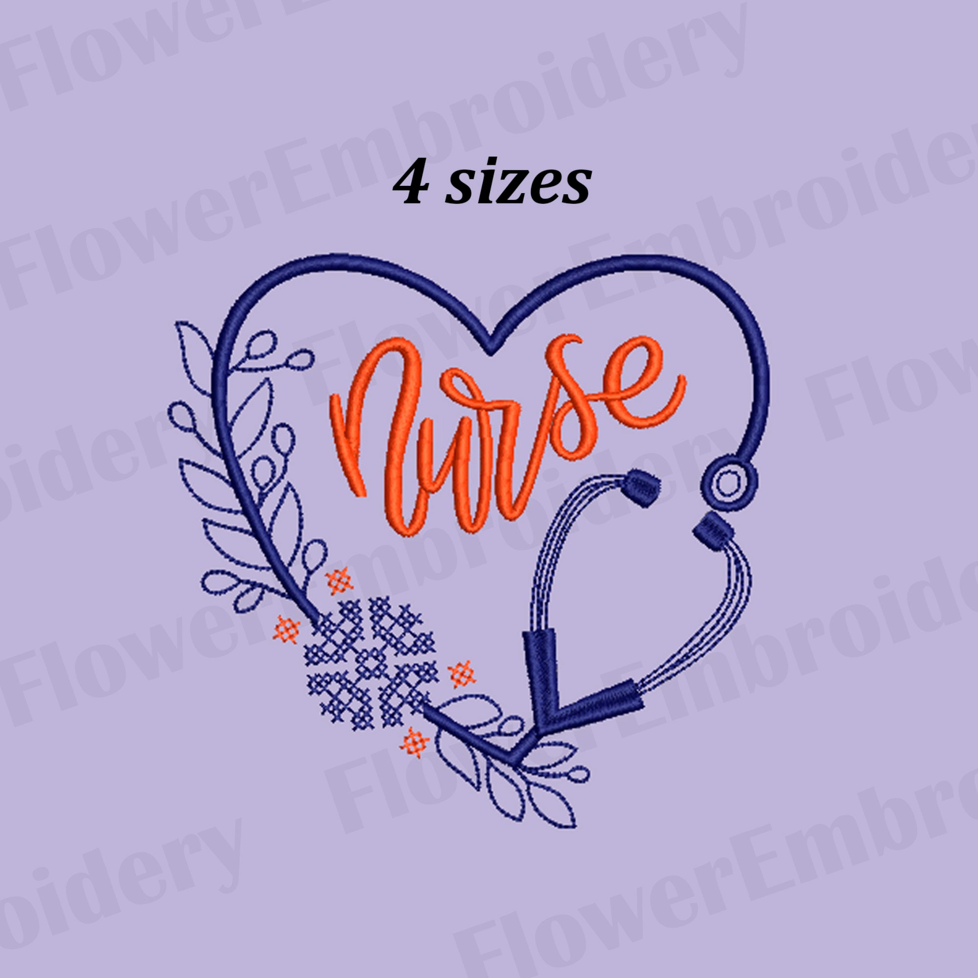 Medical Embroidery. Stethoscope Mini Embroidery. Machine Embroidery ...