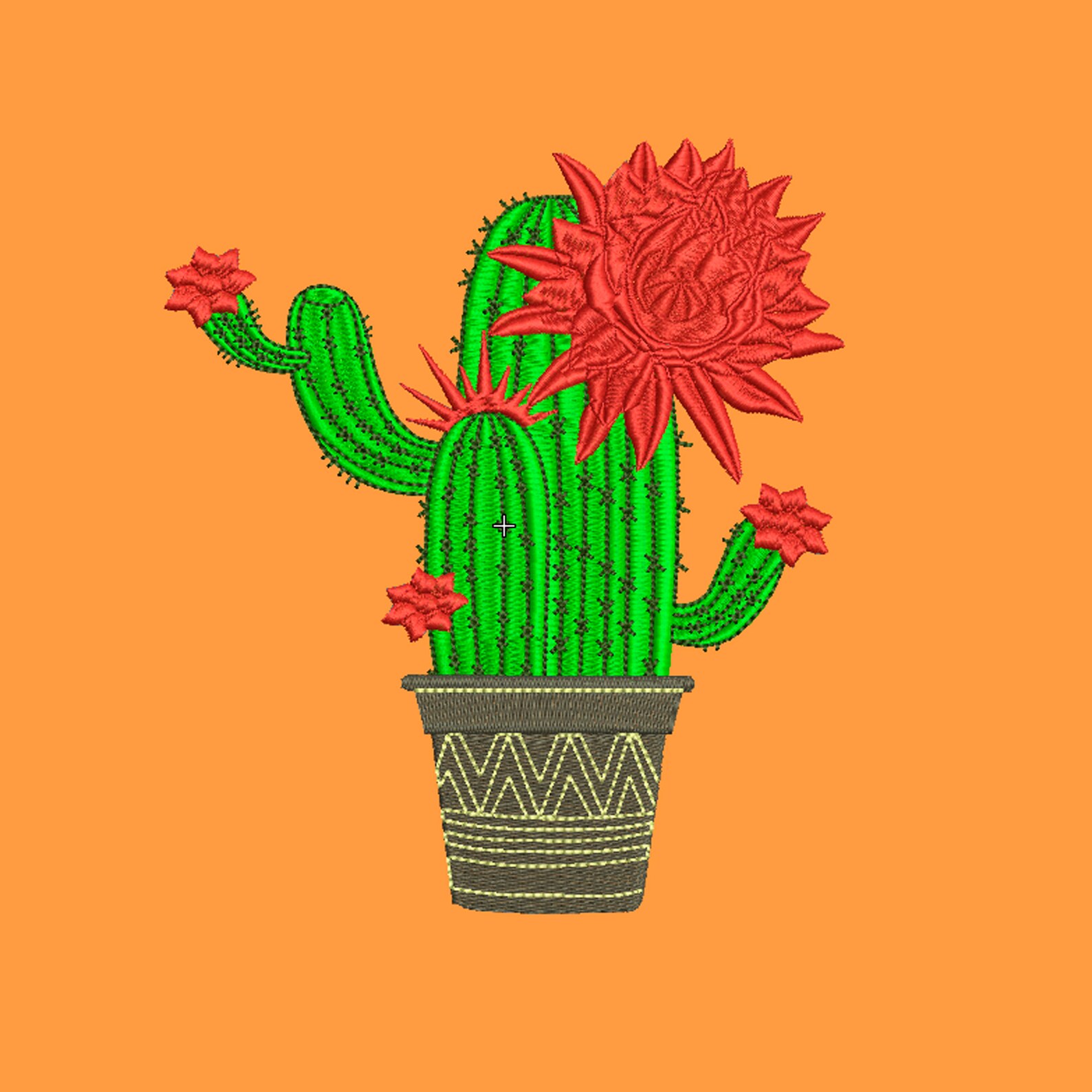 Cactus Embroidery Design Machine Embroidery Designs Cactus - Etsy