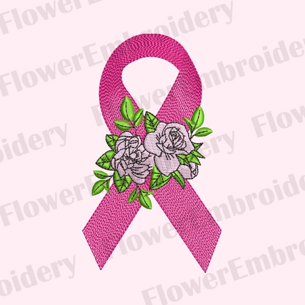Embroidery Designs Cancer Awareness Ribbon - Etsy