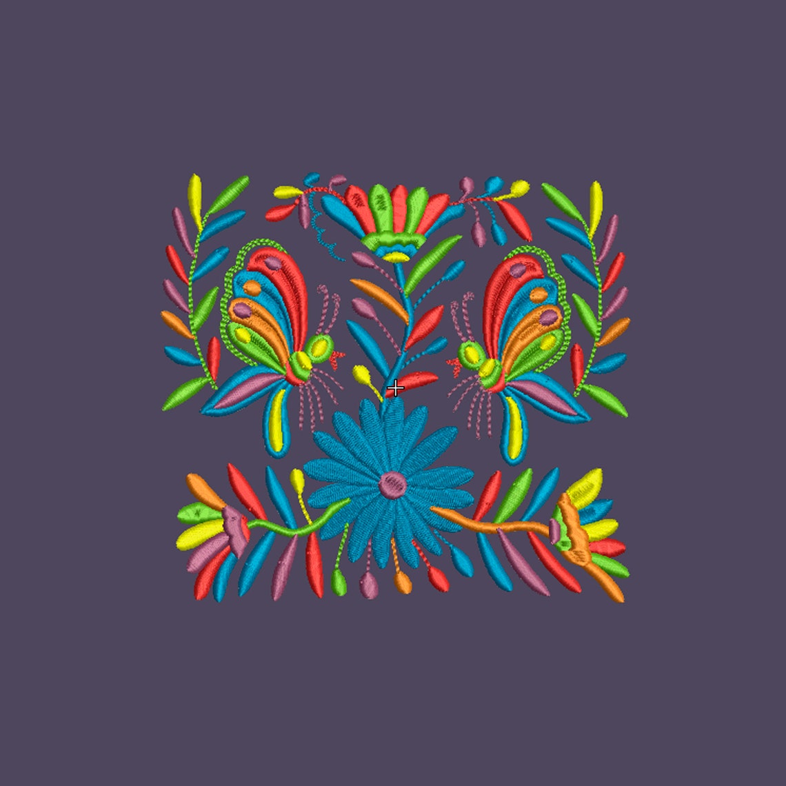 Otomi embroidery design Mexican embroidery designs Embroidery | Etsy