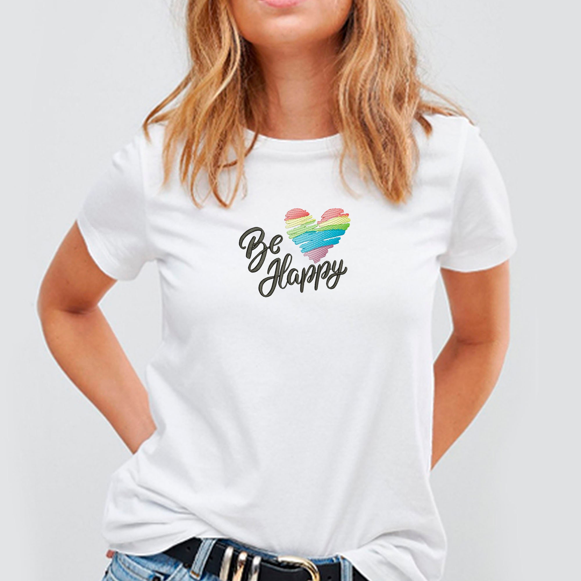 Be Happy Machine Embroidery Design Happy Embroidery Digital Machine ...