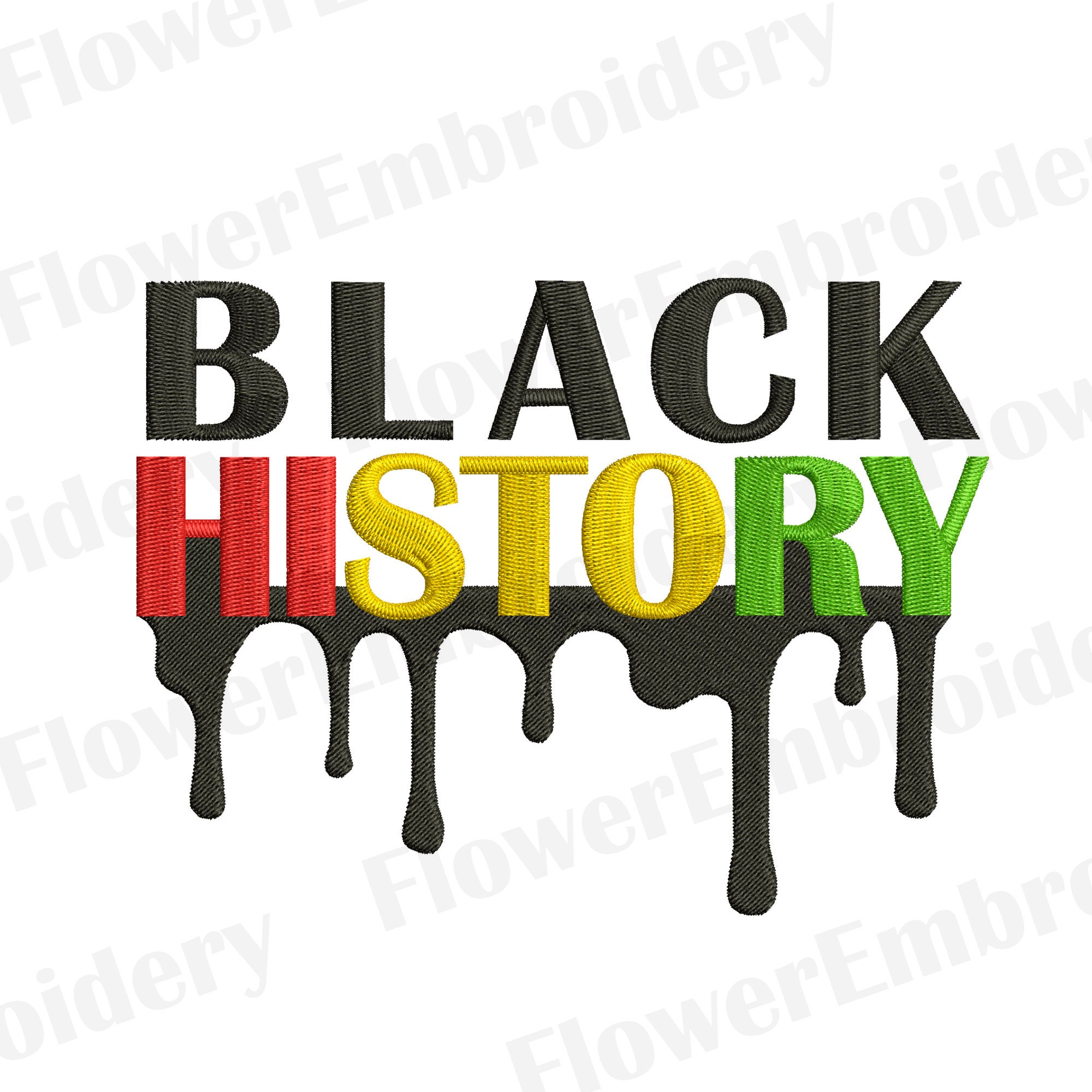 Black History Embroidery Design African American Embroidery - Etsy