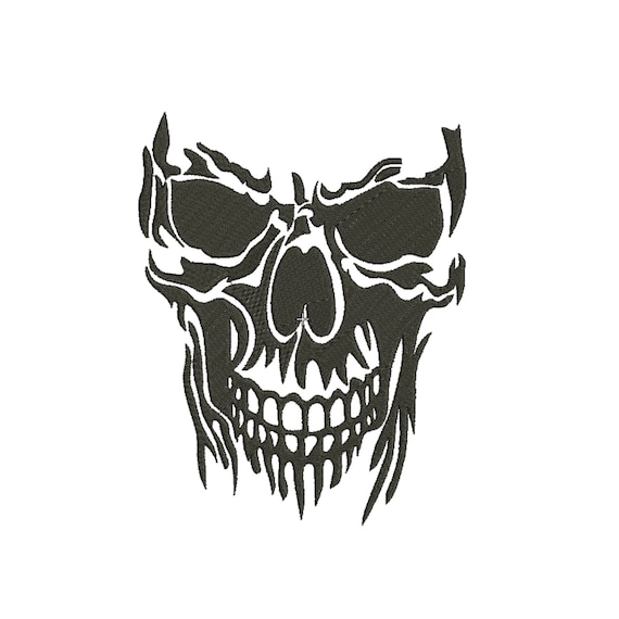 Skull Embroidery Design Skeleton Embroidery Design Day of the - Etsy