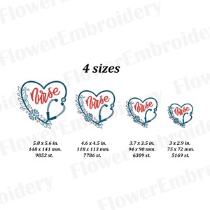 Medical Embroidery. Stethoscope Mini Embroidery. Machine Embroidery ...