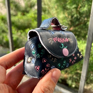 ITH Mini Bag I Love Cat Machine Embroidery Kitty Embroidery Cat Paw ...