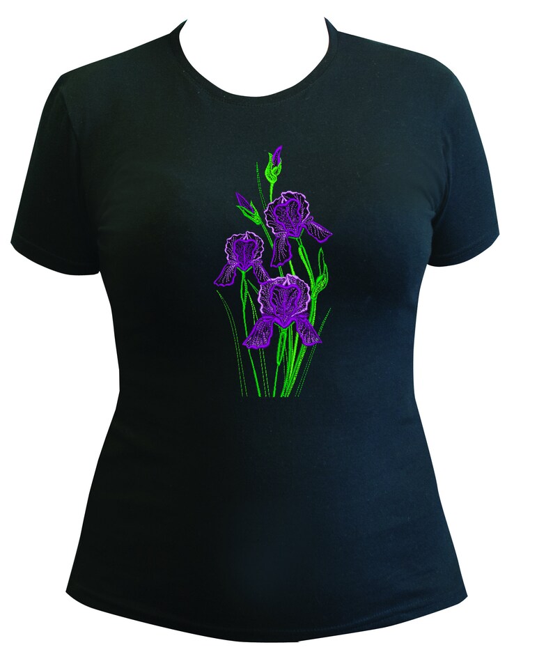 Iris Machine Embroidery Design Embroidery Designs for Machine Iris ...