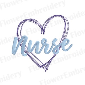 Nurse Machine Embroidery Design Medical Embroidery Stethoscope ...