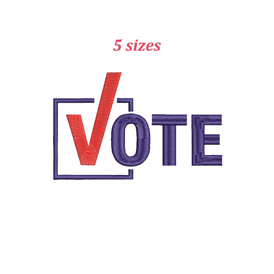 Vote Embroidery Design: Presidential Election 2020 (10 Formats) - Etsy