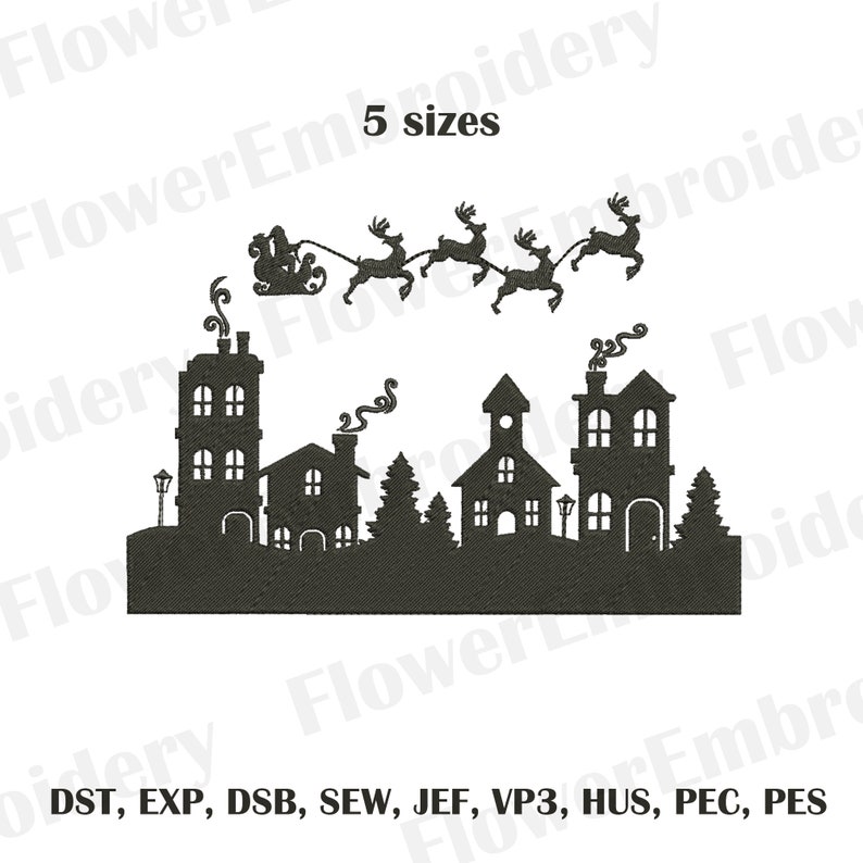 Merry Christmas Machine Embroidery Santa Embroidery Design - Etsy