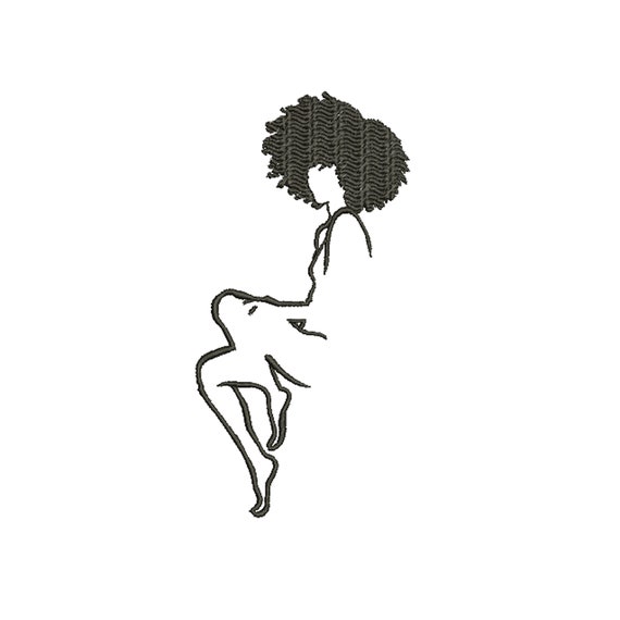 African American Machine Embroidery Black Woman Are Dope - Etsy