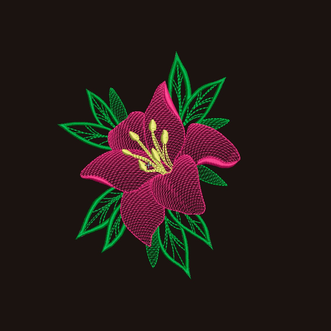 Lilies Embroidery Machine Embroidery Machine Instant Download Plant ...