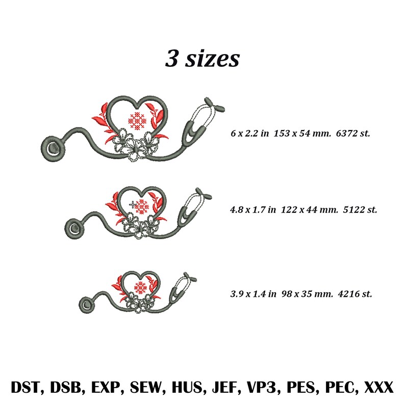 Nurse Machine Embroidery Design Medical Embroidery Machine Embroidery ...