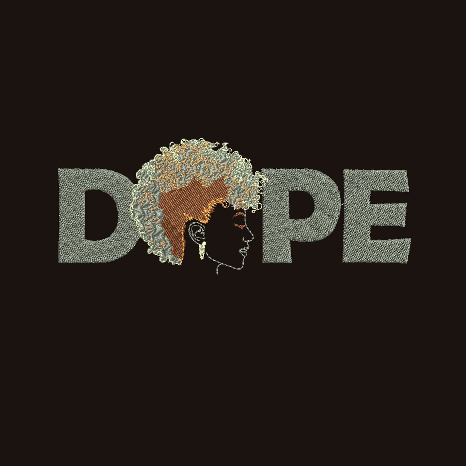 Dope Embroidery Design African American Embroidery Black Woman | Etsy