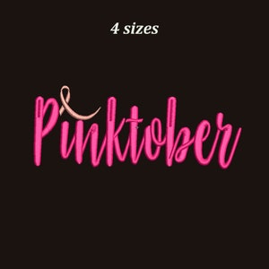Pinktober Design Breast Cancer Awareness Breast Cancer Embroidery ...