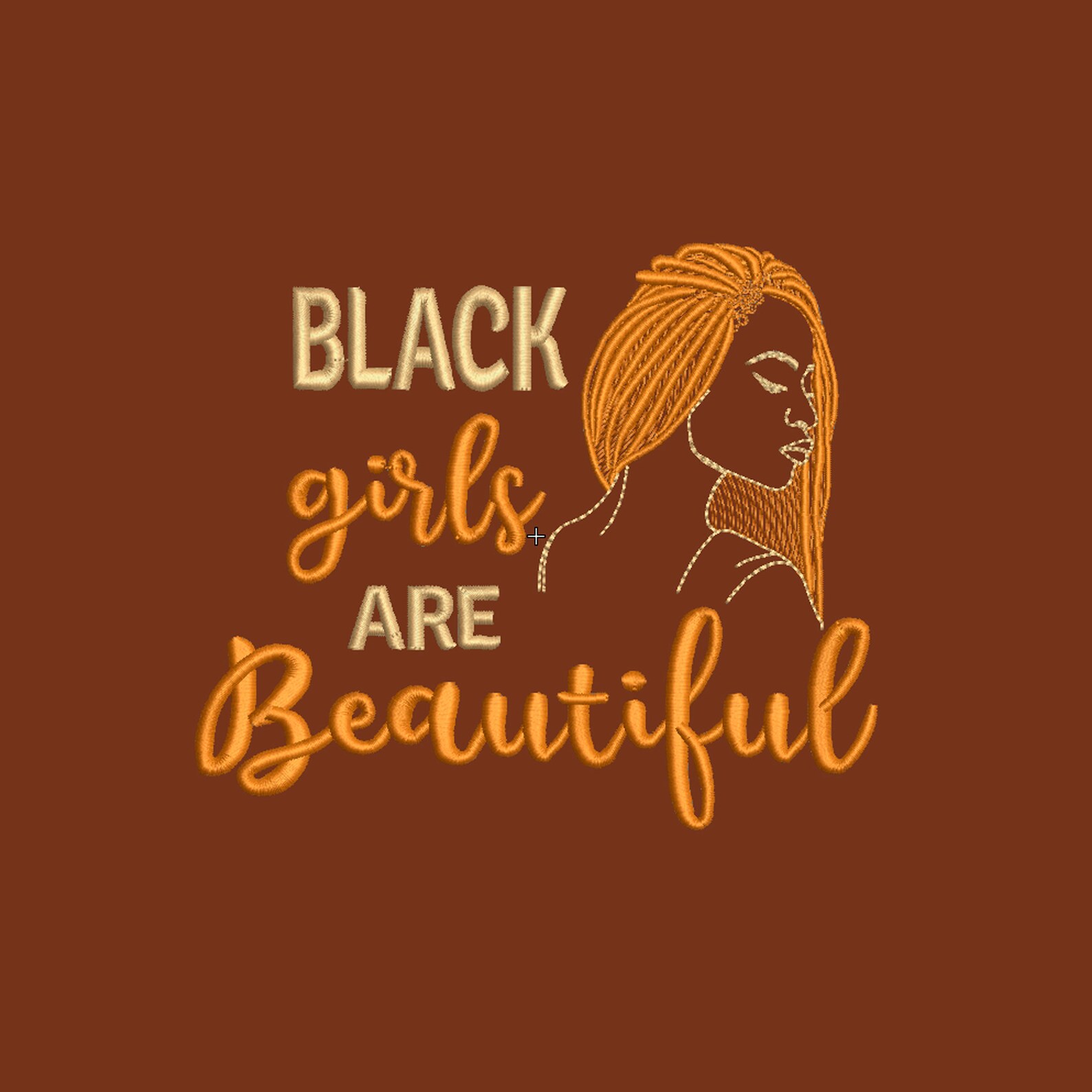 Black girls are beautiful embroidery I Am A Black Woman | Etsy