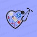 Nurse Machine Embroidery Design Medical Design Stethoscope Embroidery ...