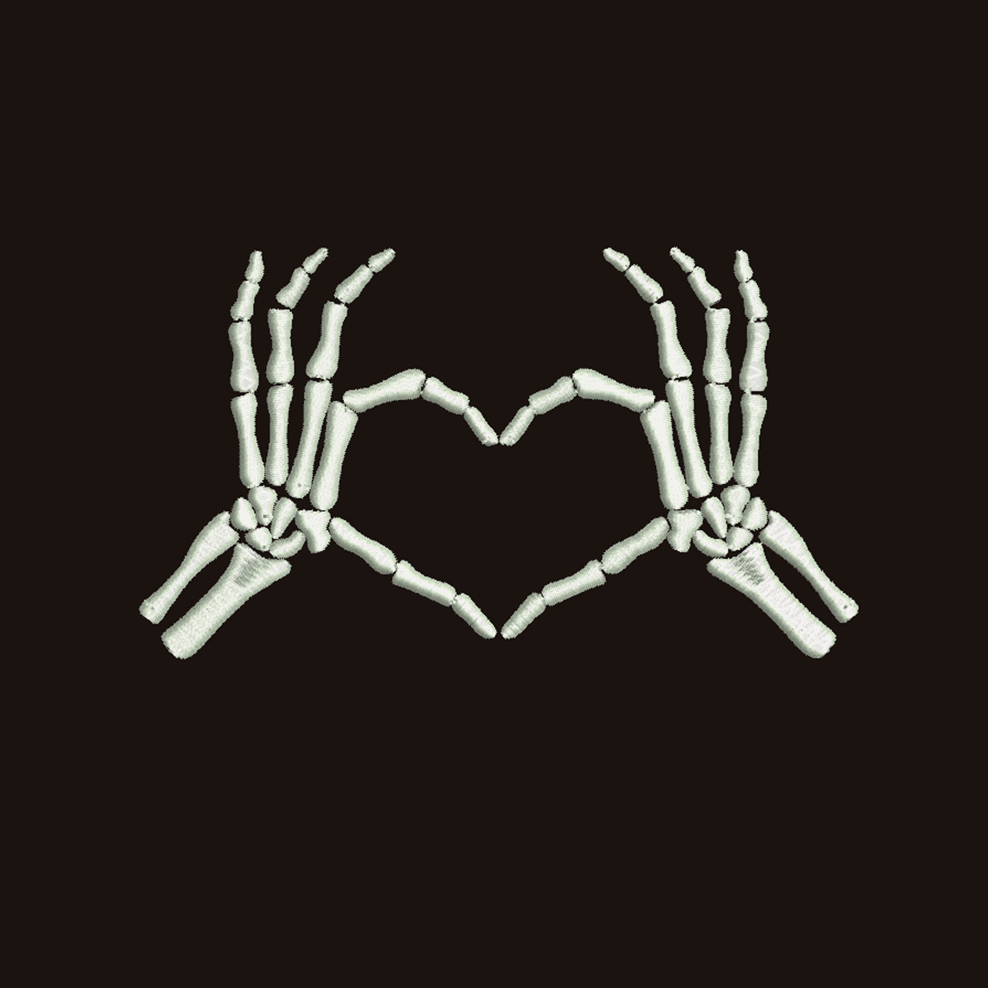 Skeleton Peace Hand Halloween Skeleton Skeleton Hand - Etsy