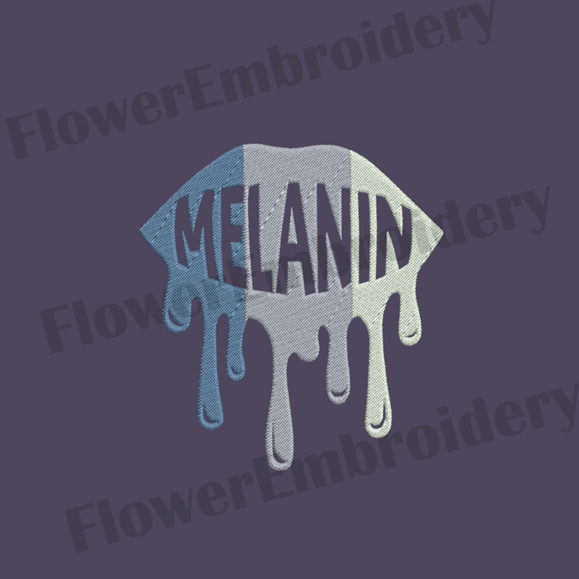 Melanin Embroidery Design African American Embroidery Black - Etsy
