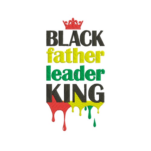 Black King Embroidery Design African American Embroidery Black - Etsy