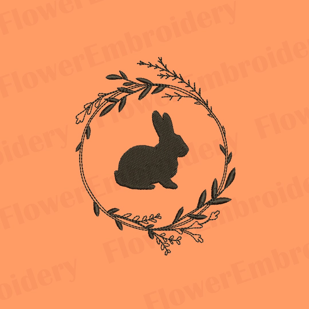 Happy Easter Machine Embroidery Design Easter Bunny Design Easter Eggs ...