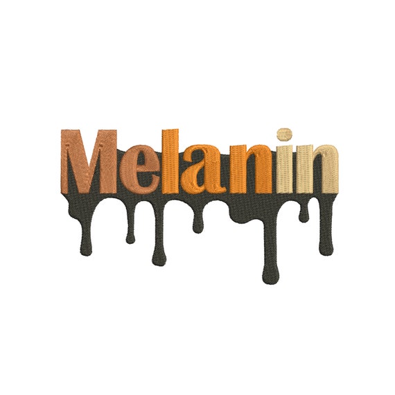 Melanin Embroidery Design African American Embroidery Black - Etsy