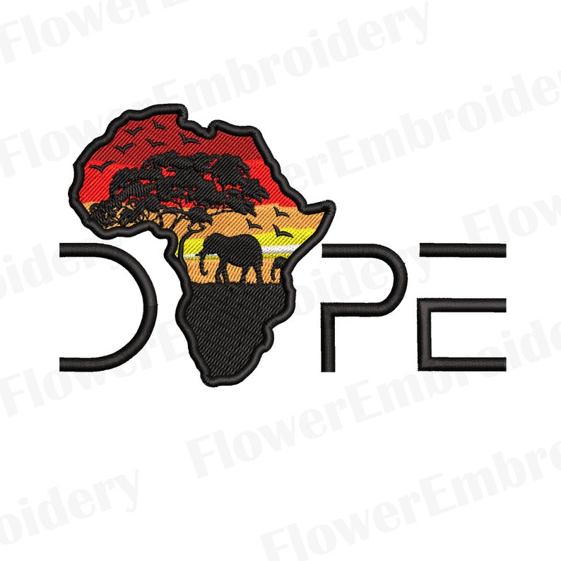 African American Machine Embroidery Designs Africa Embroidery Black ...