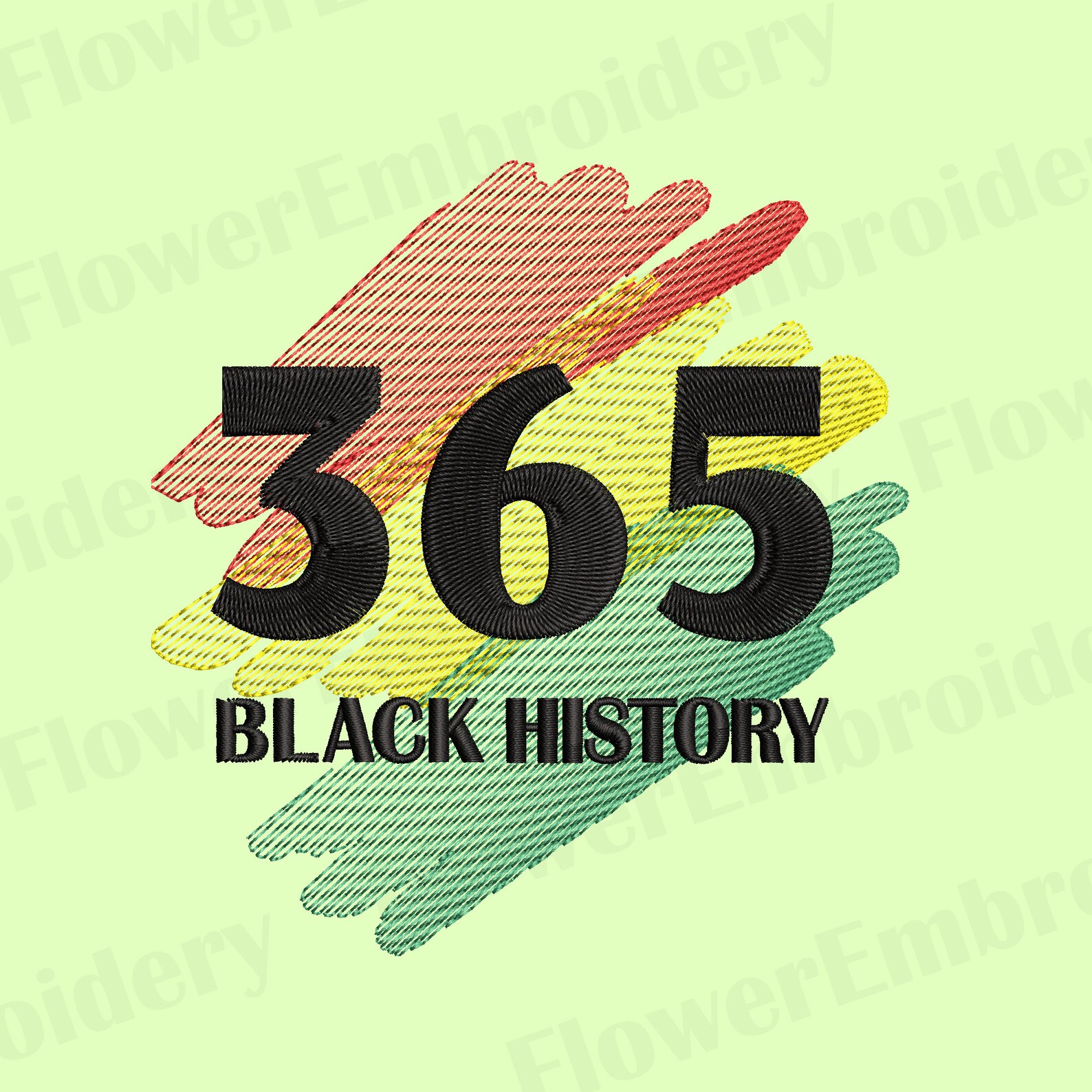 365 Black History Embroidery Design African American Machine Embroidery ...