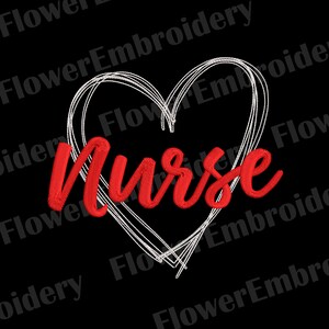 Nurse Machine Embroidery Design Medical Embroidery Stethoscope ...