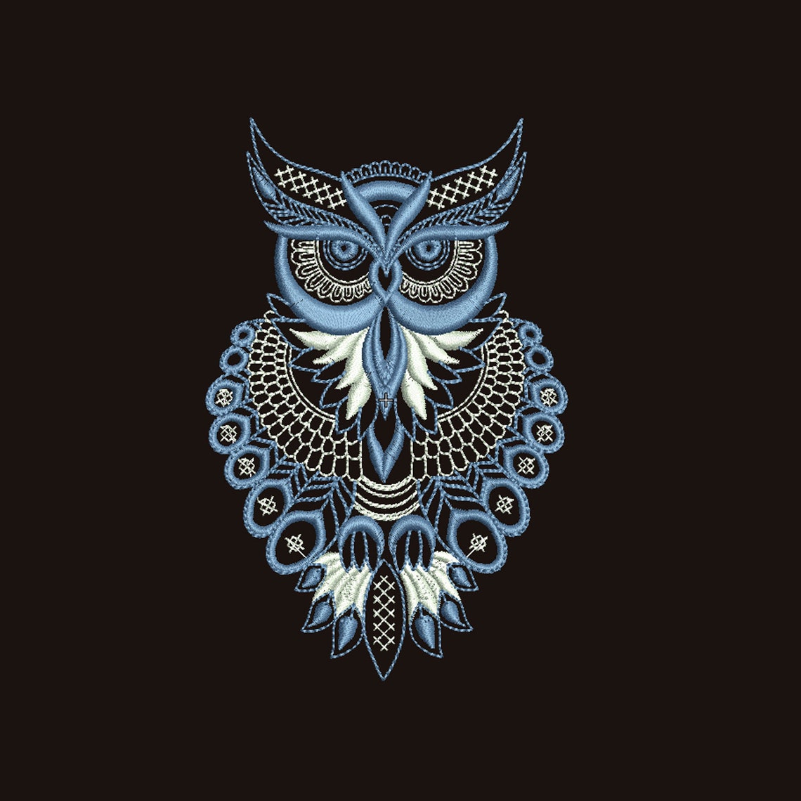Machine Embroidery Design Owl 4x6 in INSTANT DOWNLOAD | Etsy