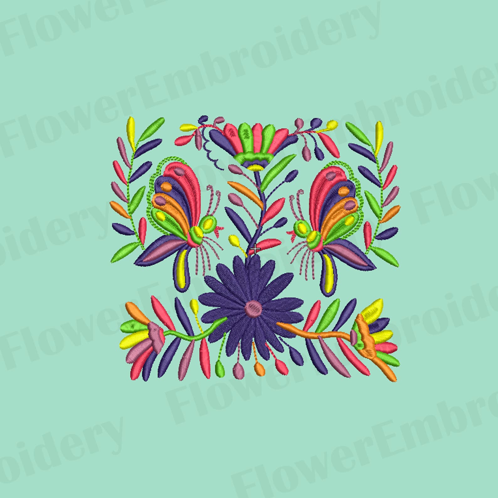 Otomi Bird Embroidery Design: Mexican Folk Art (10 Formats) - Etsy