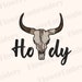 Howdy Machine Embroidery Western Bull Skull Embroidery Bull Skull ...