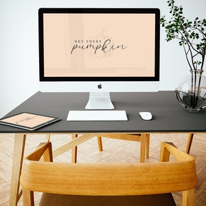 Hey There Pumpkin Desktop Background Phone Background - Etsy
