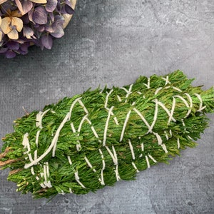 Cedar Smoke Cleansing Wands Wildcrafted Smudge Bundles Housewarming ...