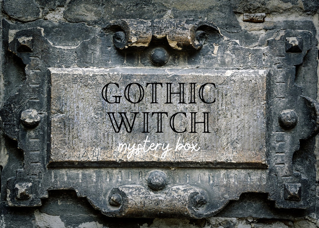 Gothic Witch Mystery Box - Thrifted + Vintage Home Decor - Dark ...